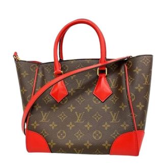 Louis Vuitton Sac cabas en toile Pre-owned - Femme - Pre-owned - Rouge - Taille: ONE Size