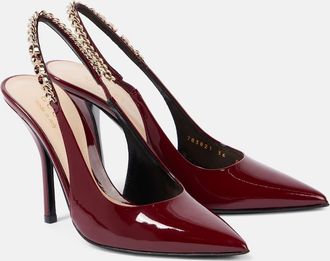Gucci Slingback-Pumps Signoria aus Lackleder