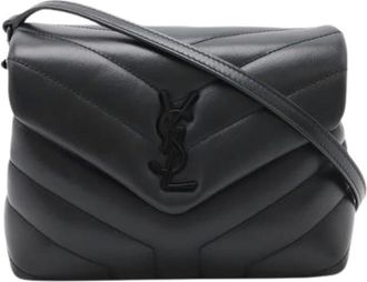 Saint Laurent Sac bandouli&egrave;re en cuir Pre-owned - Femme - Pre-owned - Noir - Taille: ONE Size