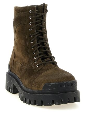 Balenciaga Combat Boot - Olive Green