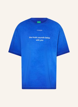 Flaneur Fl&acirc;neur Oversized-Shirt With You blau