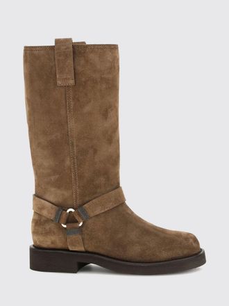 Brunello Cucinelli Bottes Femme couleur Marron