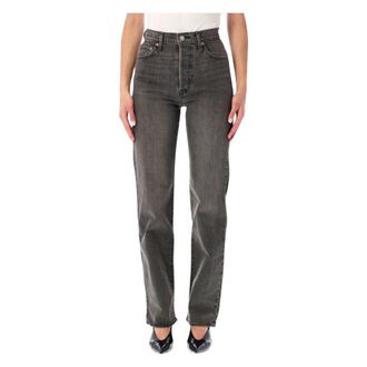 Levi's Ribcage Straight Full Length Jeans - - Jeans - Damen - Schwarzk - W25