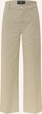 7 For All Mankind Straight Jeans Stovepipe Straight Ankle gruen