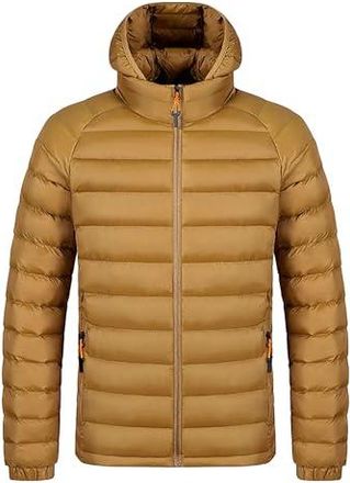 Generic Doudoune isolante &agrave; capuche pour homme, l&eacute;g&egrave;re, matelass&eacute;e, pliable et imperm&eacute;able, manteau dhiver, Style3c, XXL