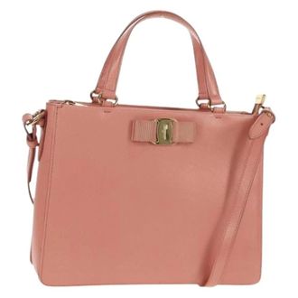 Ferragamo Pre-owned Lederhandtasche - - Pre-owned - Damen - Rosa - ONE SIZE
