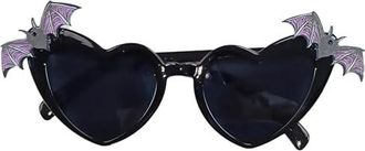 Generic Lunettes de soleil anti-UV pour femme | Lunettes de soleil en forme de coeur chauve-souris - Lunettes de protection UV, accessoires photo dext&eacute;rieur, 