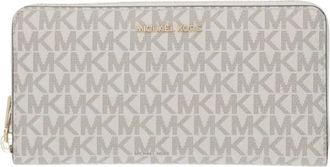 Michael Kors Femme, Accessoires, Beige, Taille: ONE Size Jet Set Slim Continental Wallet