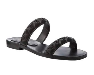 Stuart Weitzman Rosita Rubber Flat Sandals Size 39