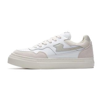 Stepney Workers Club Wei&szlig;e Ledersneaker S-Strike Modell - - Shoes - Herren - Wei&szlig; - 40 EU