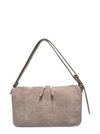 Luisa Vannini Beige Rindsledertasche