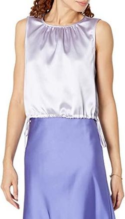 The Drop Débardeur Bouffant pour Femme, avec Encolure Froncée, Tanya, Lavande, Taille S