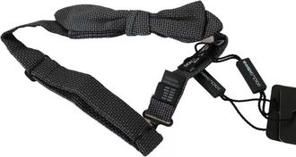 Dolce & Gabbana Gray Silk Patterned Mens Necktie Bow Tie
