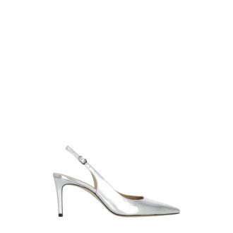 Stuart Weitzman Femme, Chaussures, Gris, Taille: 37 EU Power Slingback 75