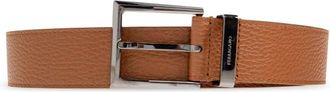Ferragamo Homme, Accessoires, Brun, Taille: 100 CM Leather Belt