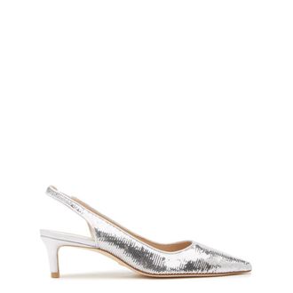 Stuart Weitzman Femme, Chaussures, Gris, Taille: 37 EU Sandales à talon élevé