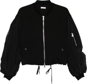 Liu Jo Femme, Vestes, Noir, Taille: 36 FR Bomber Jacket