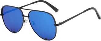 Generic Lunettes De Soleil Dext&eacute;rieur En M&eacute;tal For Hommes, Vacances, Conduite For Femmes, UV400(Blue)