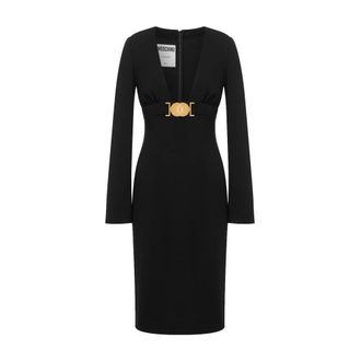 Moschino Vielseitiges Modisches Kleid - - Dresses - Damen - Schwarzk - M