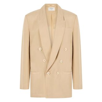 Saint Laurent Blazer - - Jackets - Damen - Beige - XS