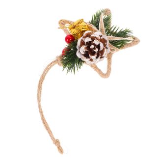 Cabilock Stern Weihnachten Anh&auml;nger H&auml;nge Dekoration Weihnachtsbaum Schmuck Ornament Weihnachtsfeier Deko Requisiten H&auml;ngeanh&auml;nger Weihnachtsdeko