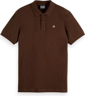 Scotch & Soda Polo avec Logo pour Homme, Demitasse, M