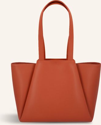 Kaai Kaai Schultertasche Midi Pyramid braun