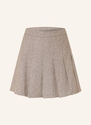 Neo Noir Neo Noir Faltenrock Laurina braun