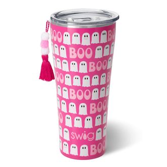 Swig Isolierter Becher, Reise-Kaffeebecher mit Deckel, Becherhalter, freundlicher Reise-Kaffeebecher, Edelstahl-Thermoskanne mit Deckel (Faboolous)