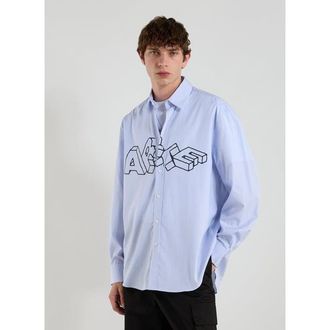 Arte Chemise ample &agrave; rayures en coton