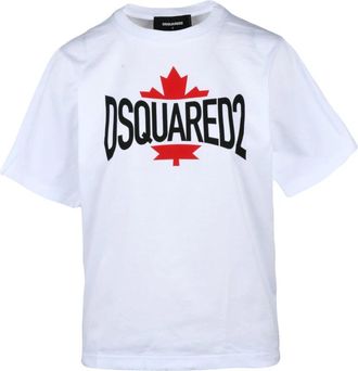 Dsquared2 Femme, Tops, Blanc, Taille: 38 FR T-Shirt