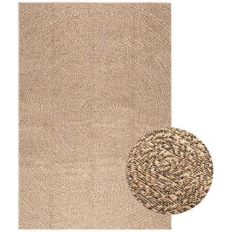 vidaXL Teppich 140x200 cm Jute-Optik Innen und Au&szlig;en - Vidaxl