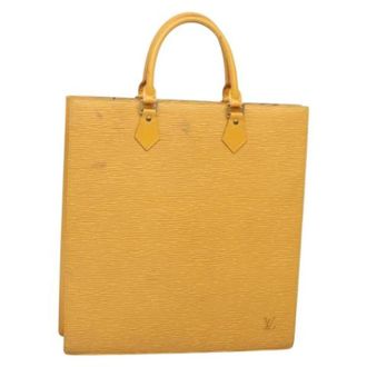 Louis Vuitton Pre-owned Cuir sacs-louis-vuitton - Femme - Pre-owned - Jaune - Taille: ONE Size