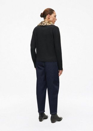 s.Oliver Cardigan Strickjacke Strickjacke mit Leo-Kragen