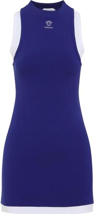 Versace Knielanges Kleid - Blau