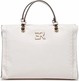 Ermanno Scervino Femme, Sacs, Blanc, Taille: ONE Size Tote Petra