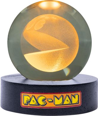 Fizz Creations Pac-Man Glaskugel Dekolampe - Retro Gaming Deko f&uuml;r den Schreibtisch