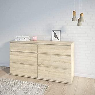 Tvilum Kommode, Eichenfarbe, 153,4 x 83,7 x 50 cm