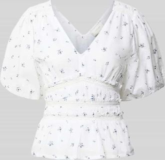Neo Noir Regular Fit Bluse mit Loch-Stitching Modell Sapura