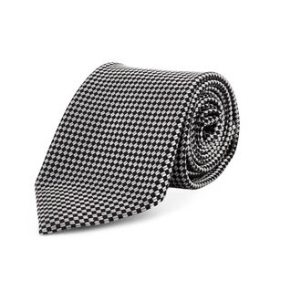 Tom Ford Micro-pattern Silk Tie - - Accessories - Herren - Grau - ONE SIZE