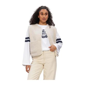 Knit-ted Ted Jacke - - Jackets - Damen - Beige - L/XL
