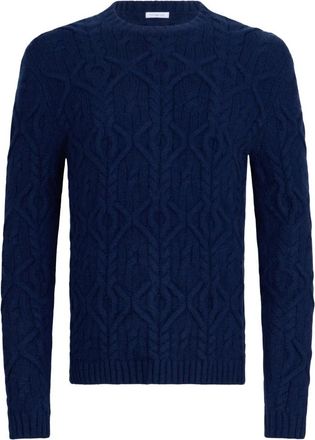 Malo Homme, Pulls, Bleu, Taille: L Pull ras du cou