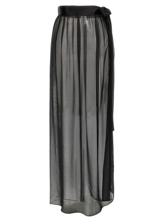 Dolce & Gabbana Womens Black Silk Mini Skirt