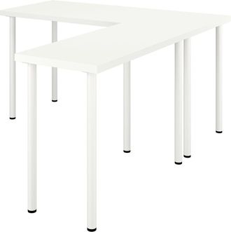 IKEA LAGKAPTEN / LINNMON Schreibtisch L-f&ouml;rmig
