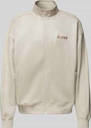 Guess Sweatjacke mit Label-Stitching Modell MOJO