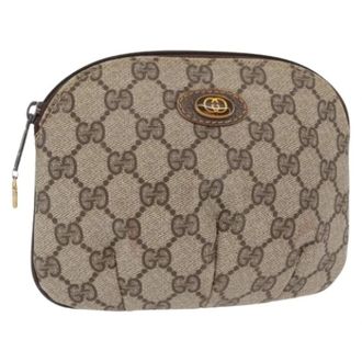 Gucci Pochette en plastique Pre-owned - Femme - Pre-owned - Beige - Taille: ONE Size