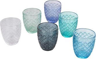 Villa D'Este Home Tivoli 5911620 Castle Ozean Wasserglas, 325ml Kapazität, 6 Stück