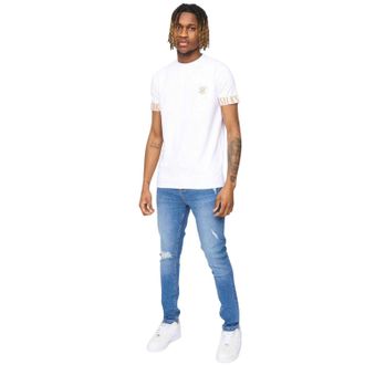 Siksilk Roke Jeans f&uuml;r Herren (gewaschenes Blau)