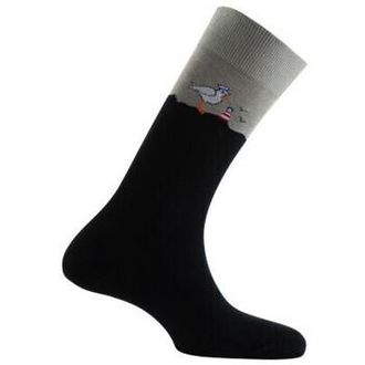 Kindy Mi-chaussettes jersey Mouette en coton Fabrication Fran&ccedil;aise