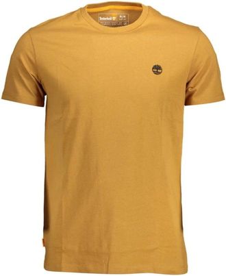 Timberland Homme, Tops, Brun, Taille: L T-shirt Homme en Coton Marron